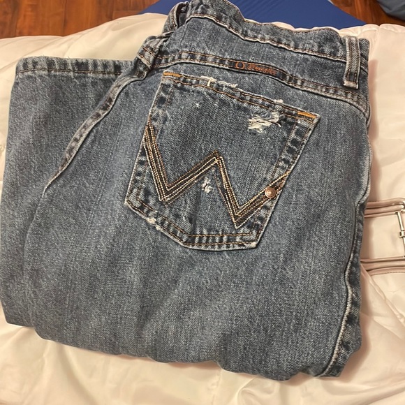 Jeans | Wrangler Vintage Ripped Jeans | Poshmark